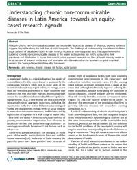 Understanding chronic non-communicable diseases in Latin America | RETS ...